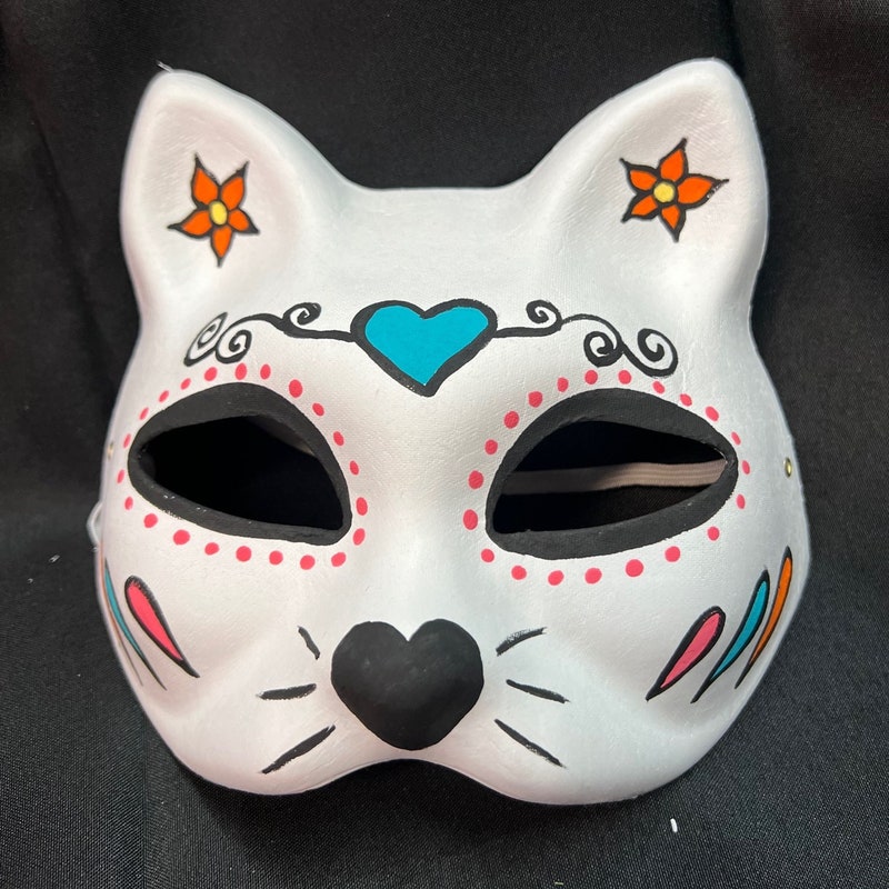 Painted Face Mask - Etsy