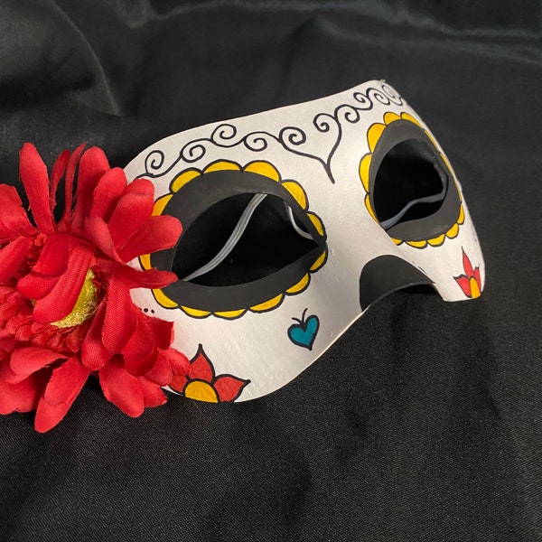 Day of the Dead Mask - Etsy