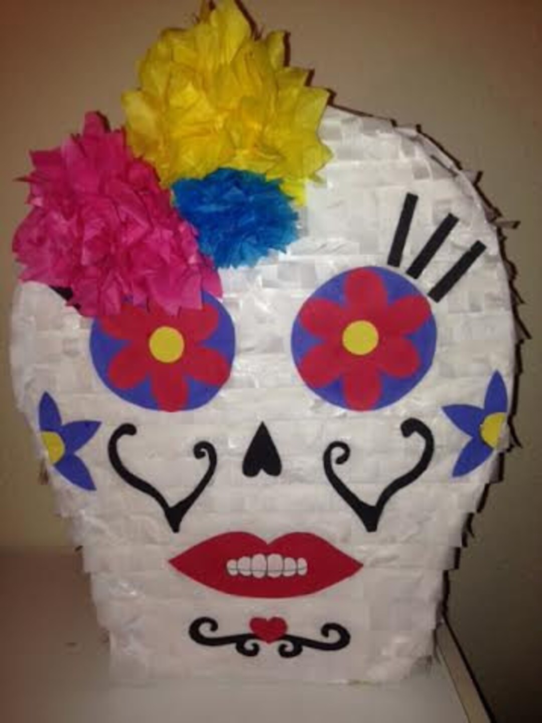 Day of the Dead Sugar Skull Piñata Dia De Los Muertos - Etsy