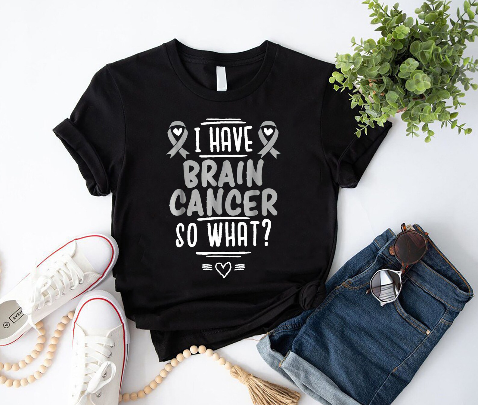 I Have Brain Cancer so What T-shirt, Brain Cancer Support Shirt, Brain ...
