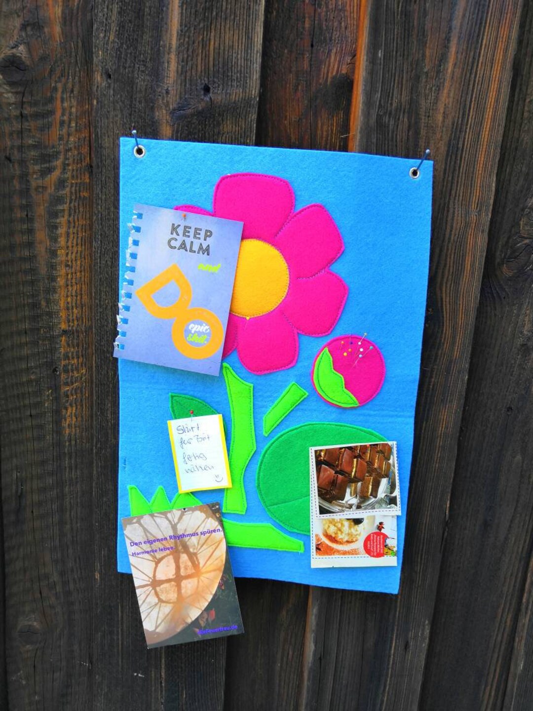 Pinboard Felt Flower Mural A3 - Etsy