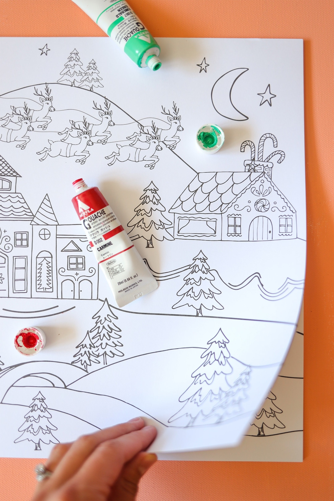 Kids Coloring Placemats Holiday Disposable Placemats - Etsy