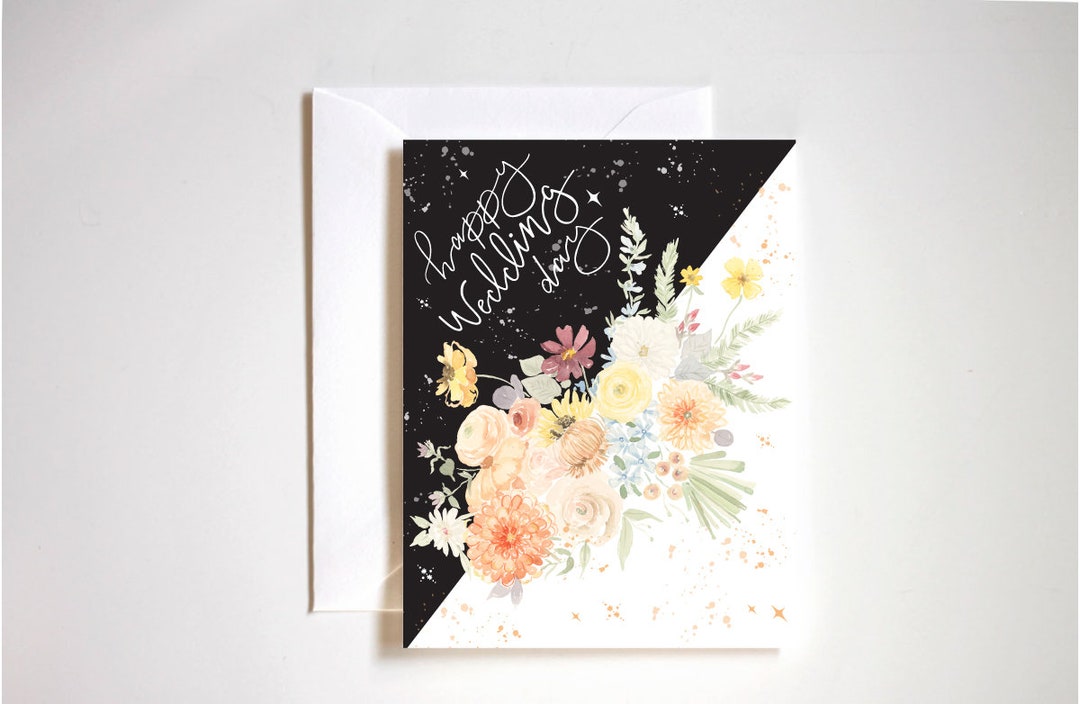 Wedding Card. Pretty Wedding Card. Card for Wedding. Card for Bride on ...