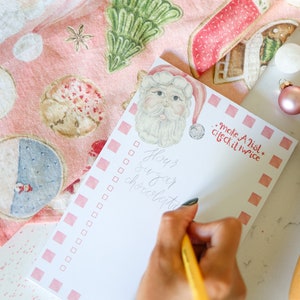 Dear Santa Notepad, Gift List to Santa, Kids Santa Letter, Letters to ...