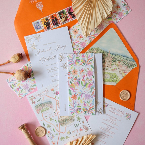 Destination Wedding Invitation Mexico - Etsy