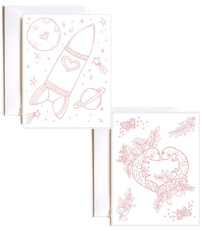 Coloring Cards for Kids / Coloring Books / Kids Holiday Craft | Etsy