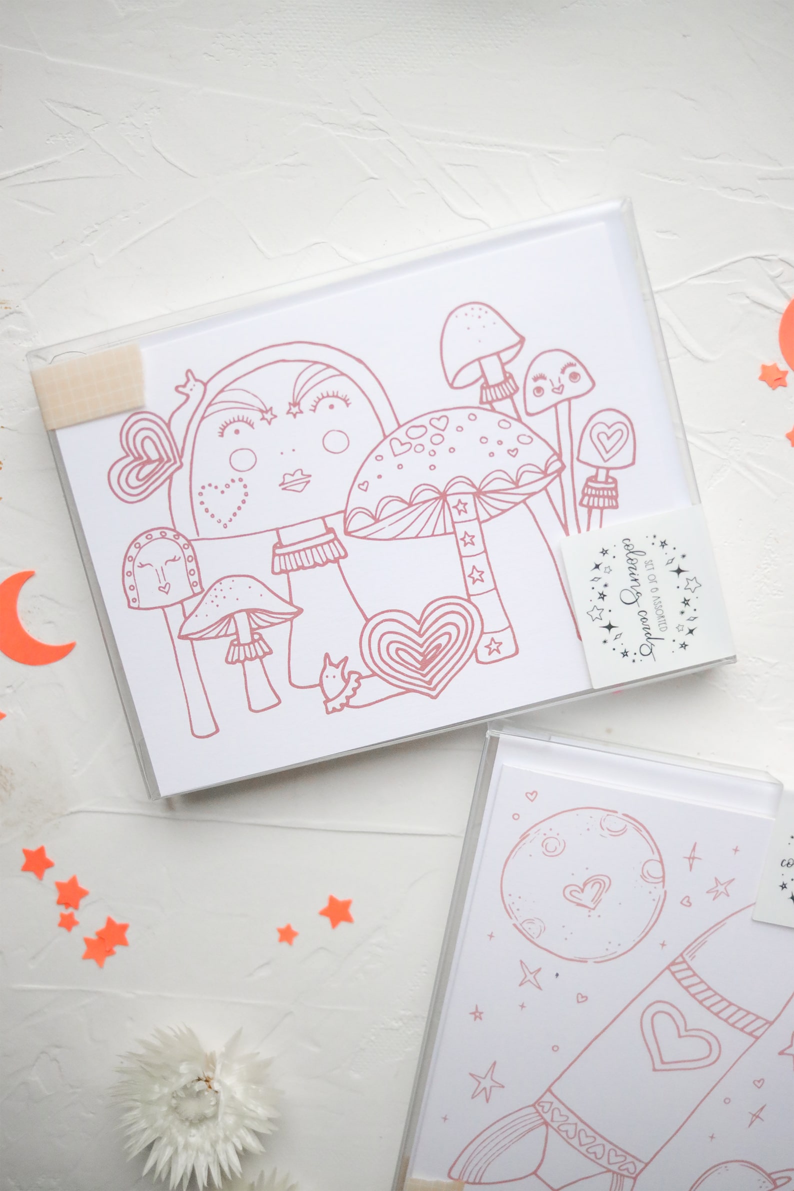 Coloring Cards for Kids / Coloring Books / Kids Holiday Craft | Etsy