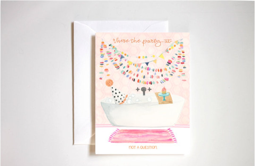 Introvert Birthday Card / Humorous Birthday Card / Funny Birthday Card ...