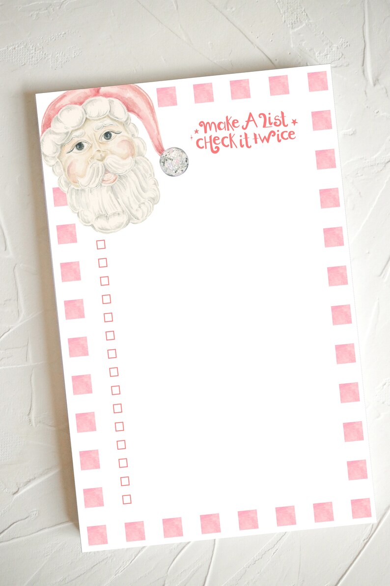 Dear Santa Notepad, Gift List to Santa, Kids Santa Letter, Letters to ...