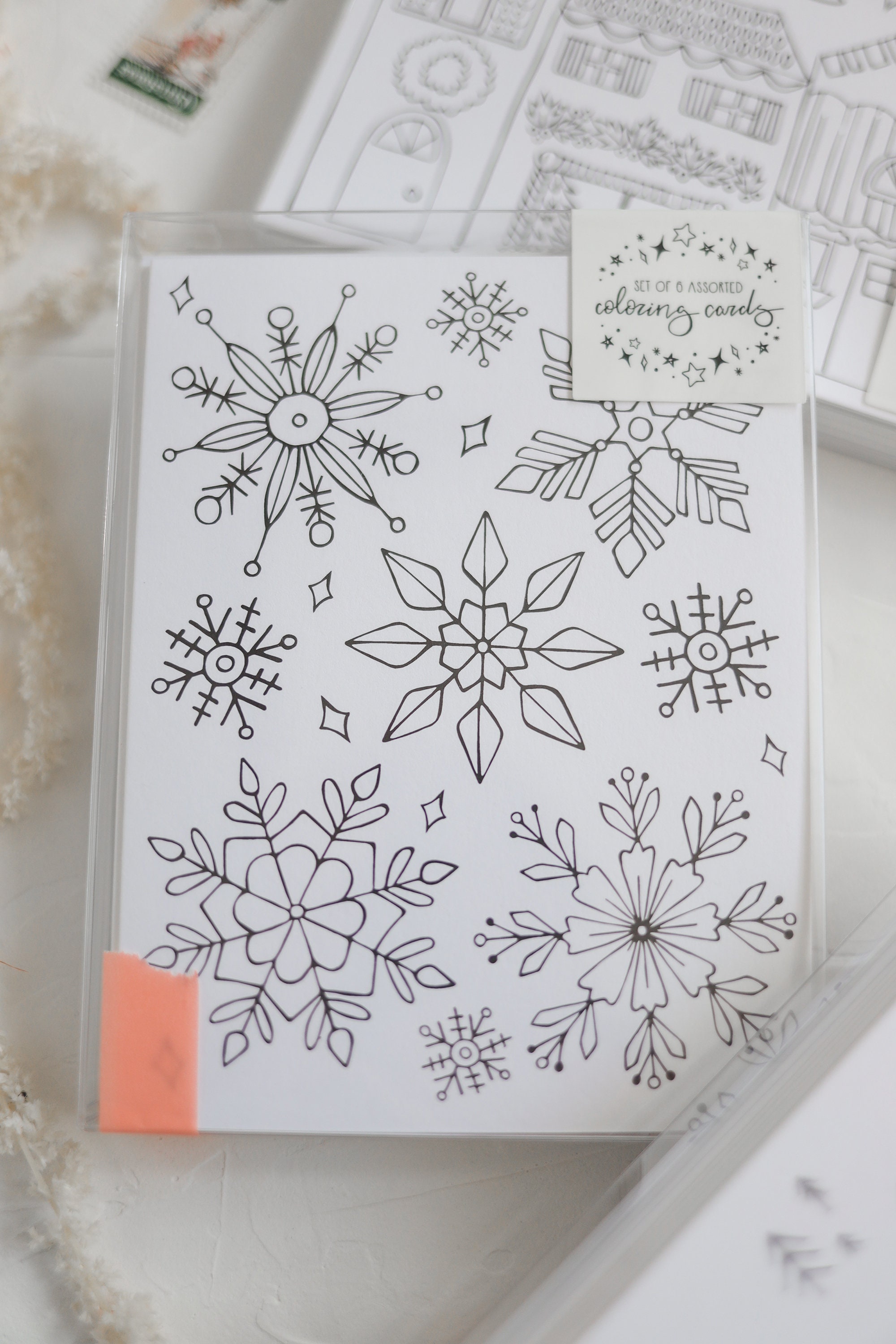 Holiday Coloring Cards for Kids / Coloring Books / Kids | Etsy