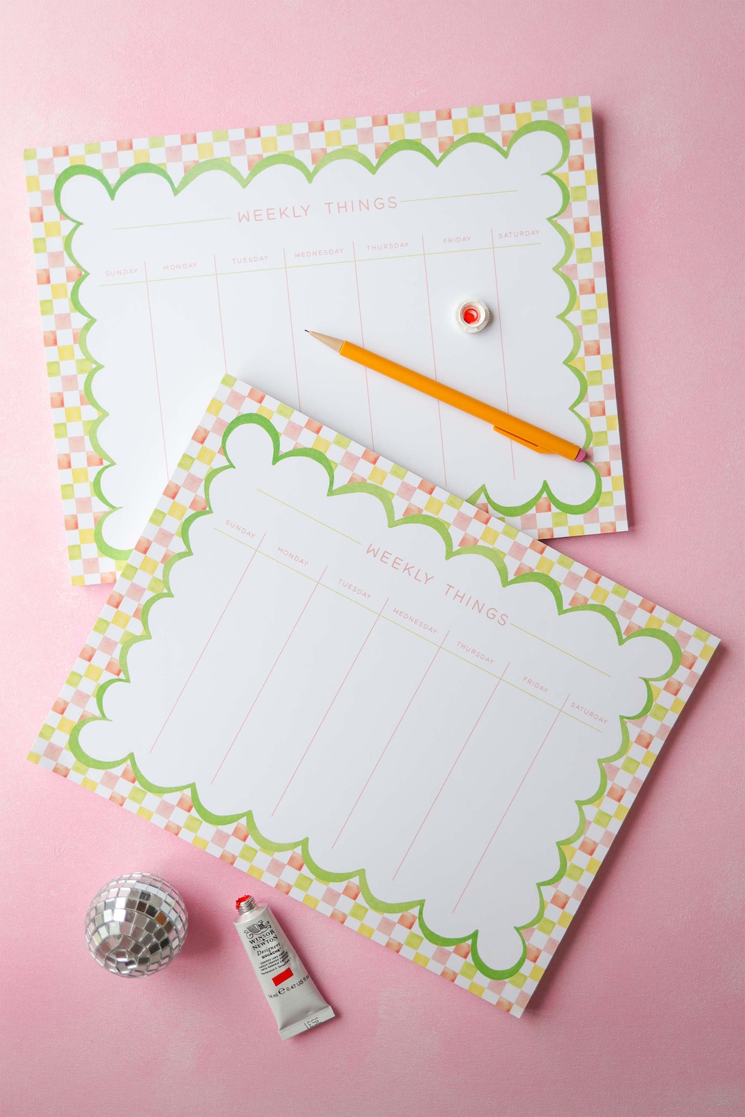 Weekly Planner, Weekly Schedule, Weekly Planner Pad, Weekday Notepad ...