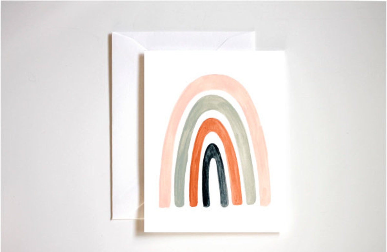 Rainbow Card Rainbow Card Sets Watercolor Rainbow Cards - Etsy