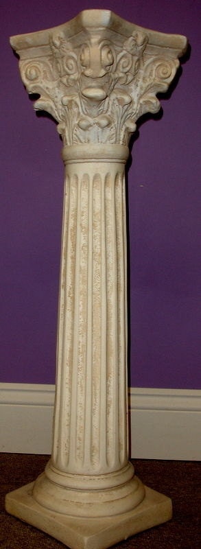 Classic Greek Roman Column Pedestal Corinthian Style Fluted | Etsy