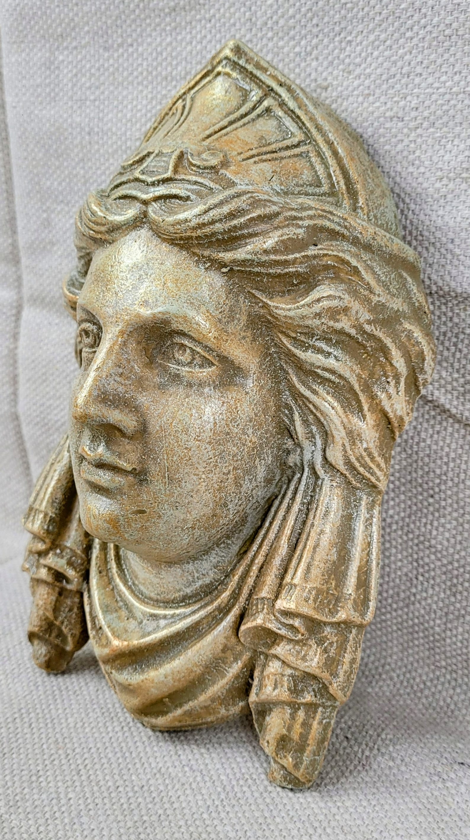 Vintage Victoria Woman Face Wall Sculpture - Etsy