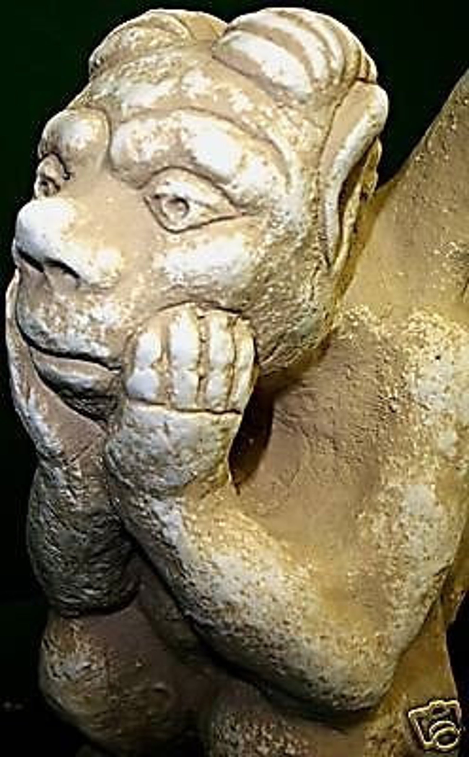 Sitting Squatter Gargoyle Statue Gothic Art Sculpture | Etsy