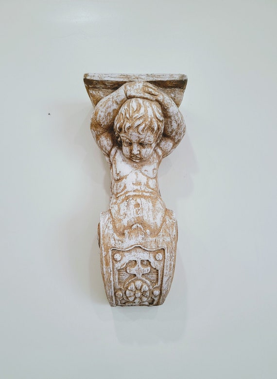 26 Architectural Victorian Cherub Corbel Sconce 22099 | Etsy