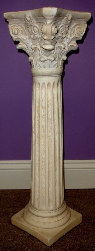 Classic Greek Roman Column Pedestal Corinthian Style Fluted | Etsy