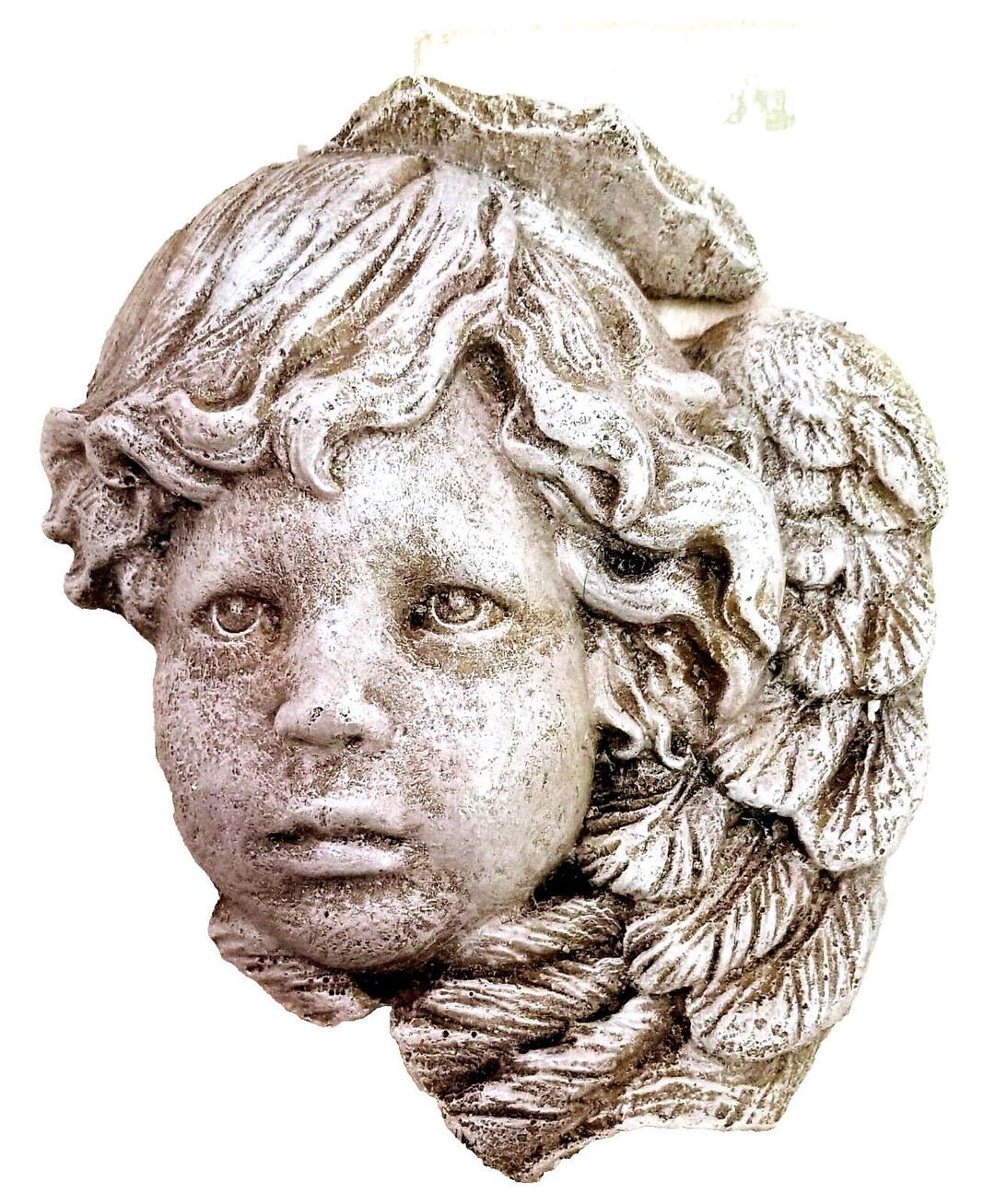 Vintage Angel Face Wall Fragment - Etsy