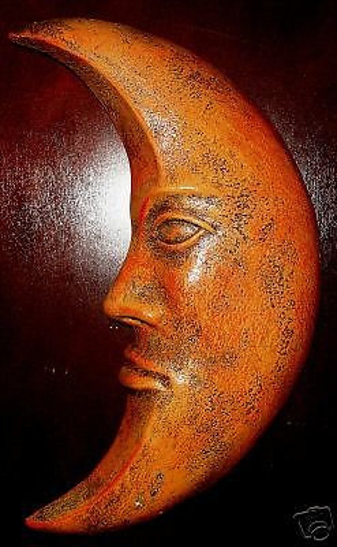 Crescent Moon Celestial Collection Wall Plaque Home Decor - Etsy