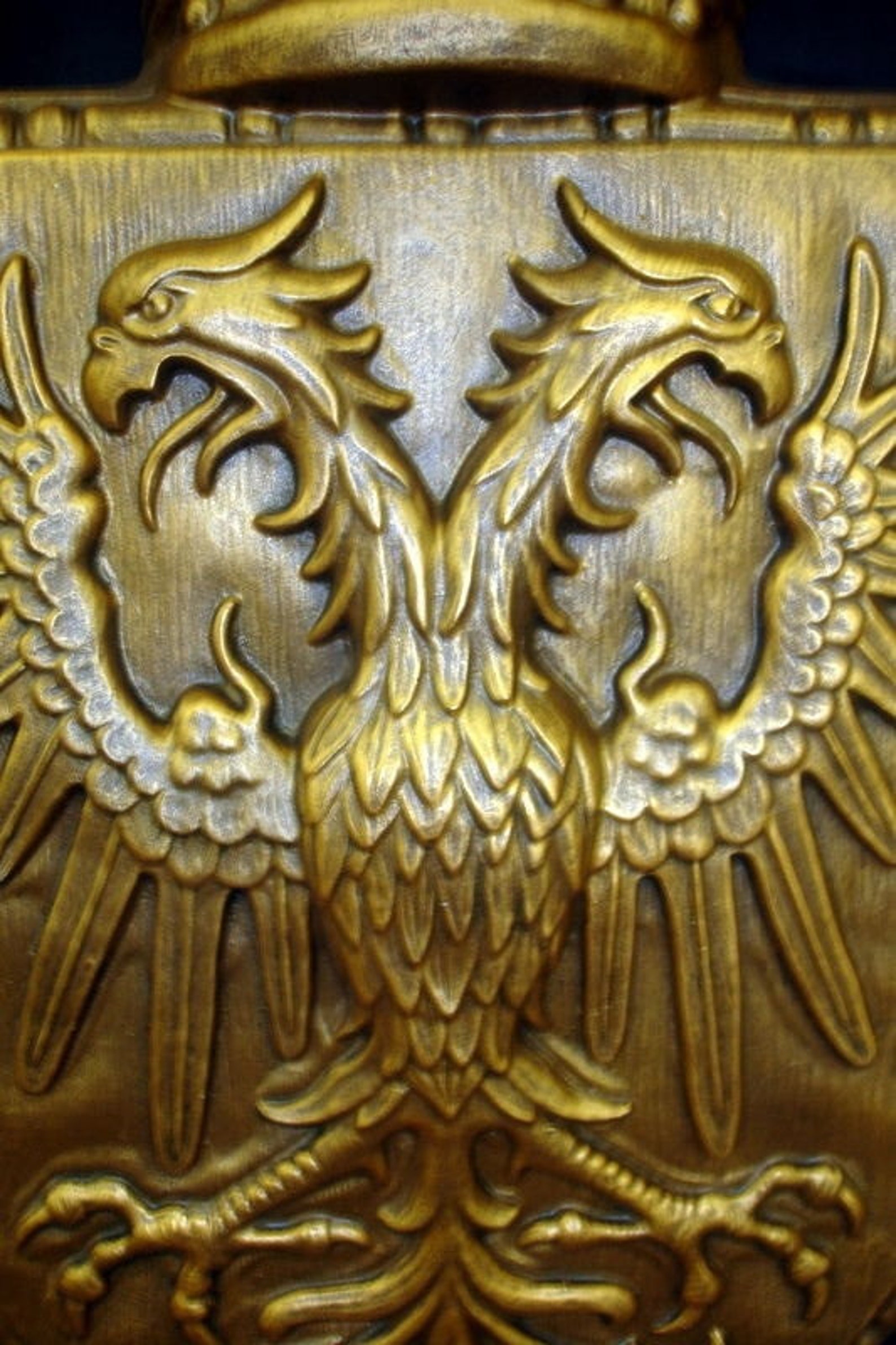 Double Headed Eagle Crest Shield Coat Arms Herald - Etsy
