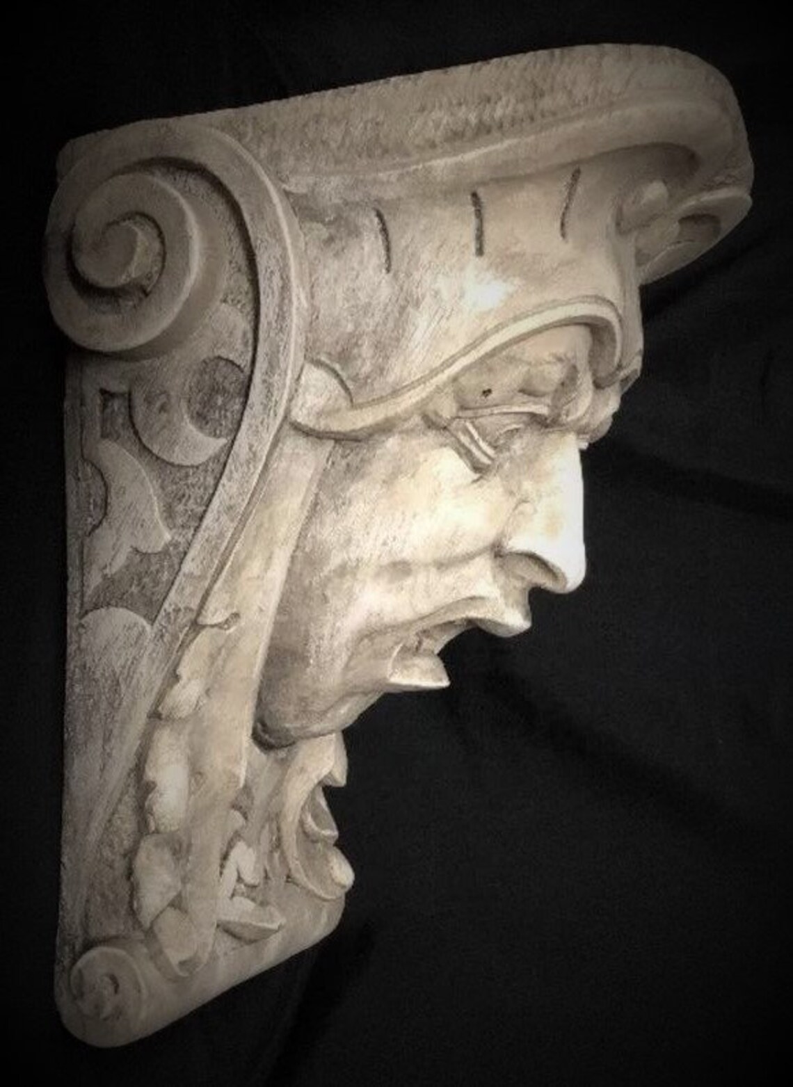 Horror Face Corbel Vintage Reproduction King Face Head Collection - Etsy