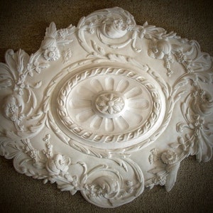 32" Victorian Queen Ann Reproduction Classical Plaster Ceiling ...