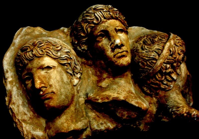 Three Faces Greco-roman Wall Sculpture Art Plaque - Etsy