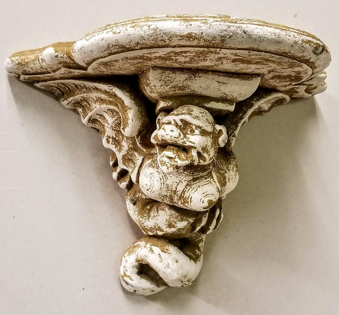 Vintage Gargoyle Winged Dragon Wall Sconce - Etsy