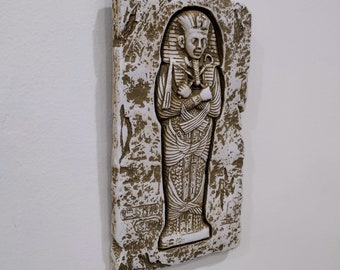 Egyptian Sarcophagus of Tutankhamun Tut Artifact Carved Sculpture ...