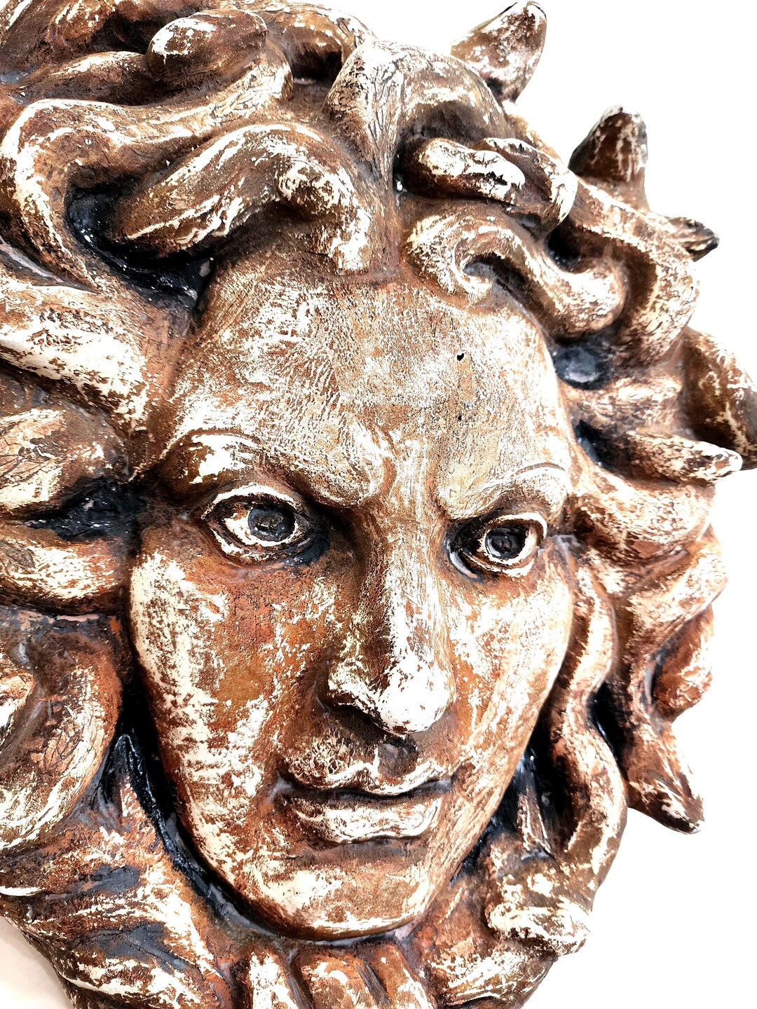 Vintage Restored Medusa Greek Mythology Wall Plaque - Etsy