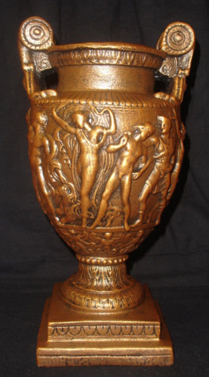 Greek Figurine Urn Vase Antique Reproduction - Etsy