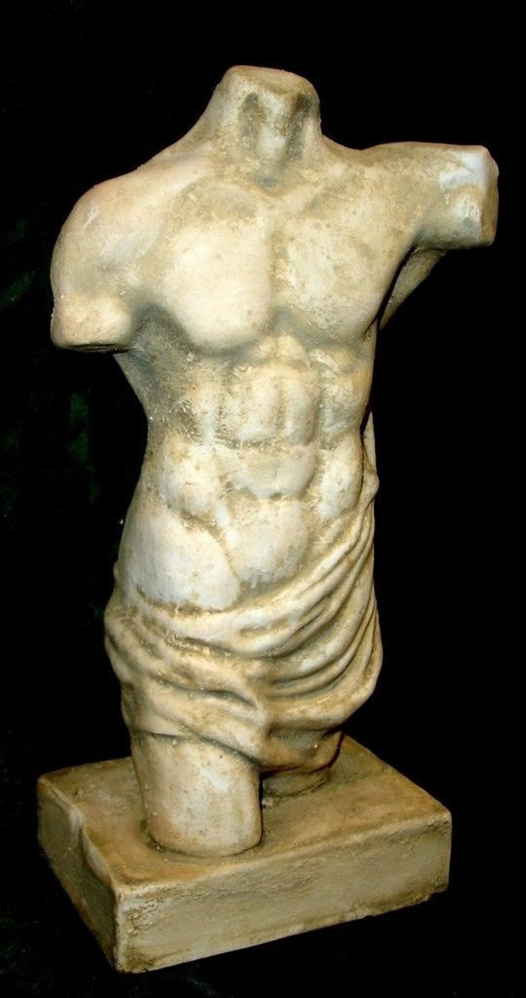 13"greek Sculpture Wall Bas-relief Torso of Hercules Fragment of ...