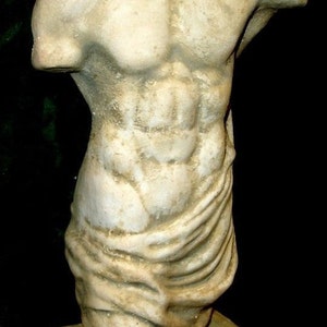 13"greek Sculpture Wall Bas-relief Torso of Hercules Fragment of ...