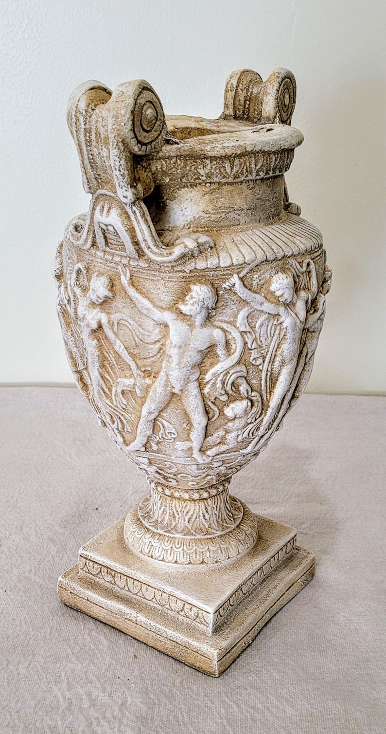 Greek Figurine Urn Vase Antique Reproduction - Etsy