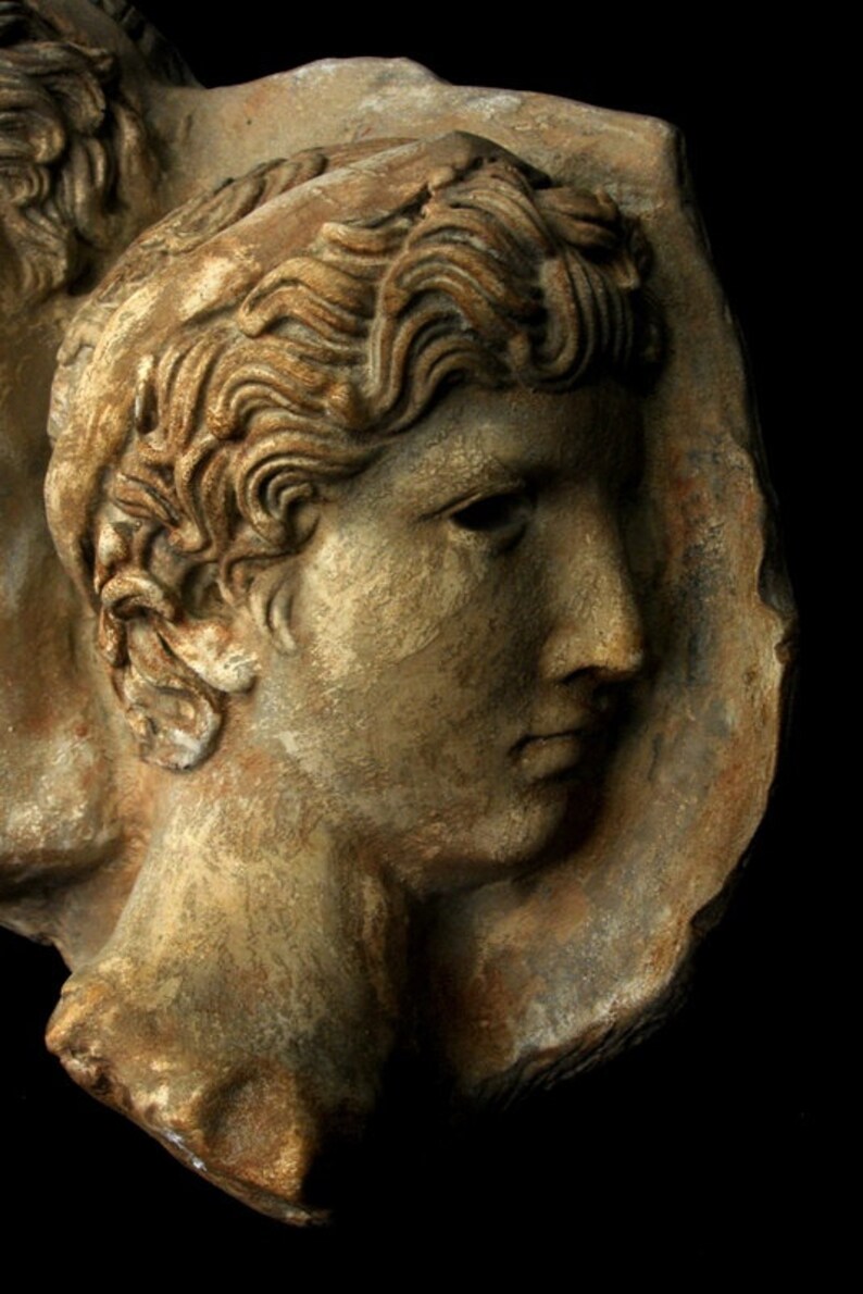 Three Faces Greco-roman Wall Sculpture Art Plaque - Etsy