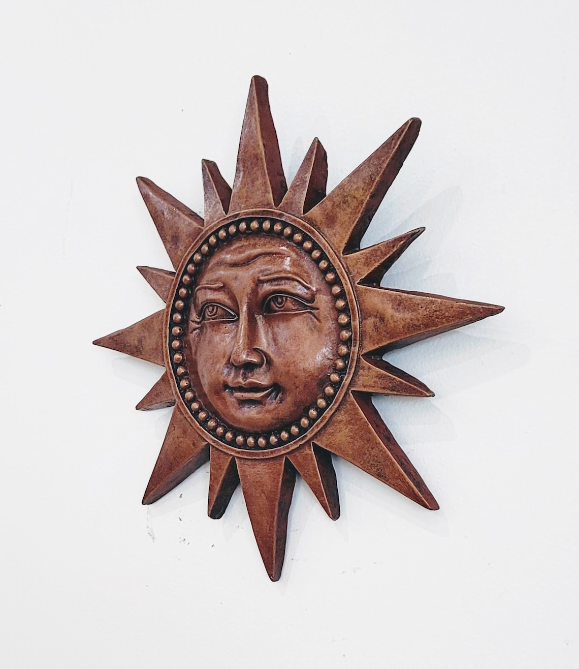 Celestial Spike Sun Sculpture Wall Plaque Home Decor | Etsy