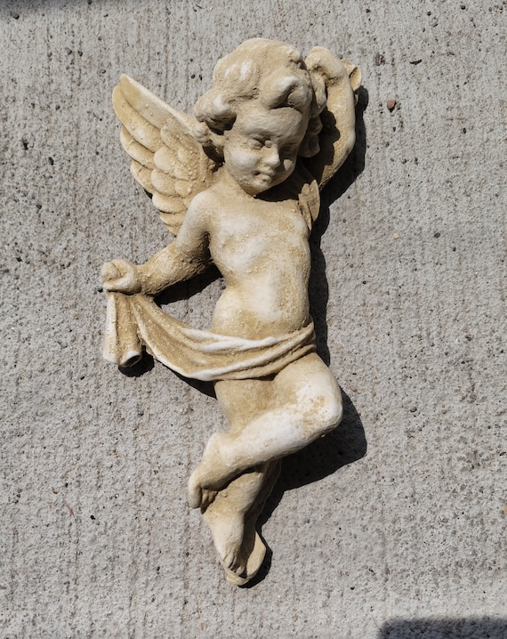 Flying Cherub Statue
