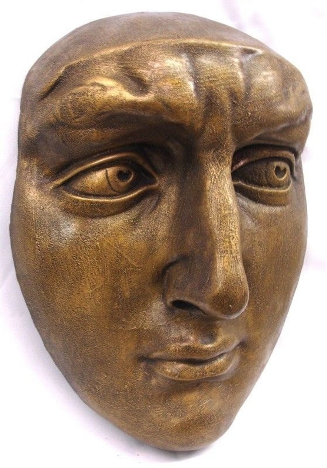 Huge 20" Greek Art Reproduction Michelangelo's David Face Mask Antique ...