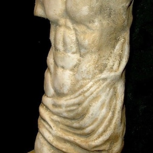 13"greek Sculpture Wall Bas-relief Torso of Hercules Fragment of ...