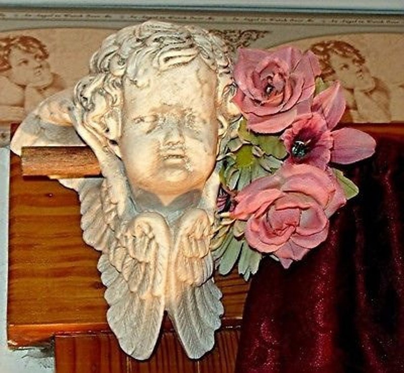 Winged Angel Cherub Sconce Classical Reproduction Eros | Etsy