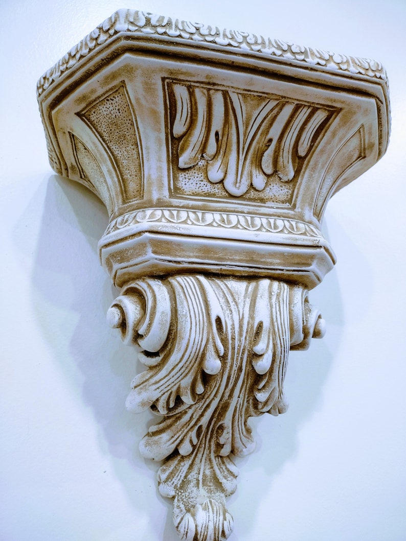 Vintage Italian Victorian Rococo Architectural Plaster Corbel - Etsy