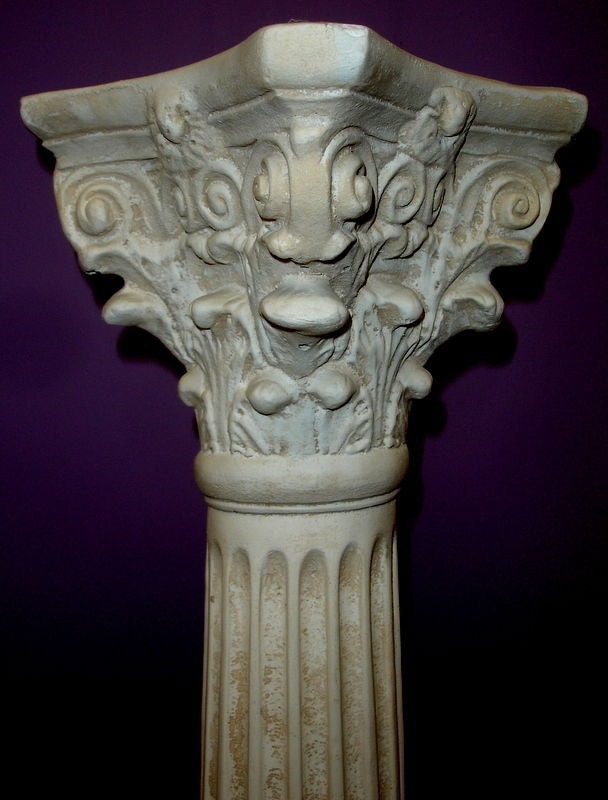 Classic Greek Roman Column Pedestal Corinthian Style Fluted | Etsy