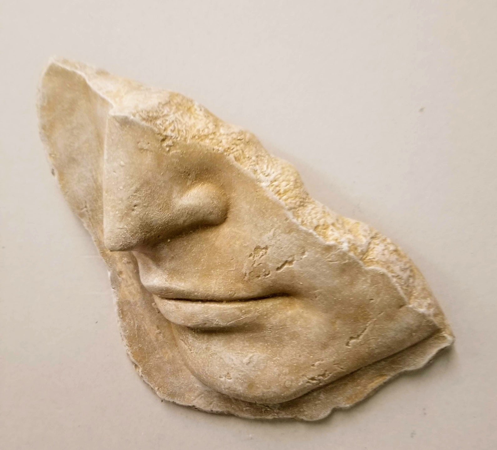 David Mask Fragment Wall Sculpture - Etsy