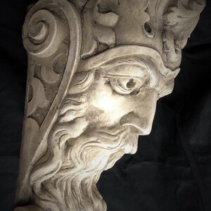 Bearded Man Head Corbel Vintage Reproduction King Face Head Collection ...