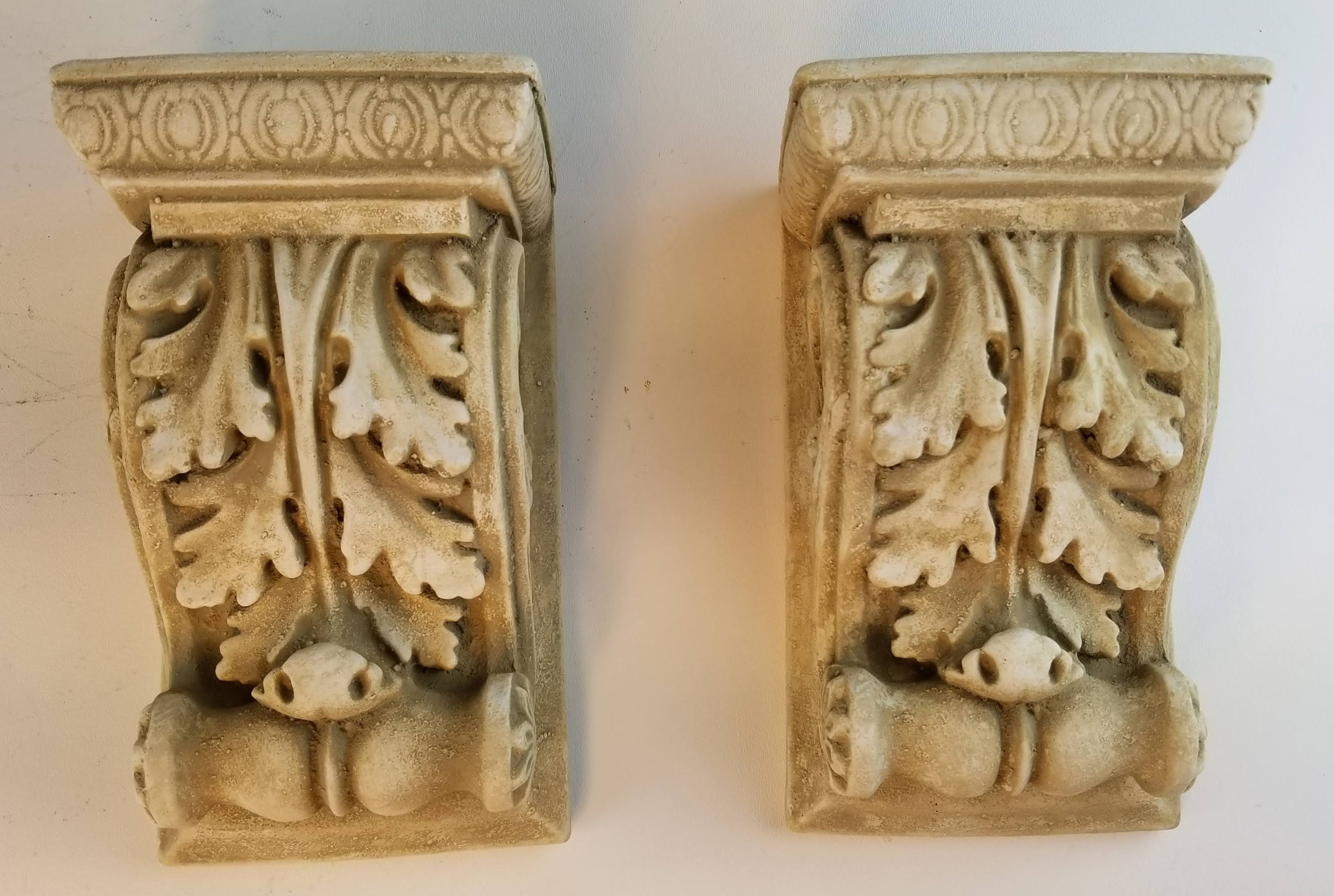 Scroll Brackets With Hole Greek Wall Sconce Antique Classical | Etsy