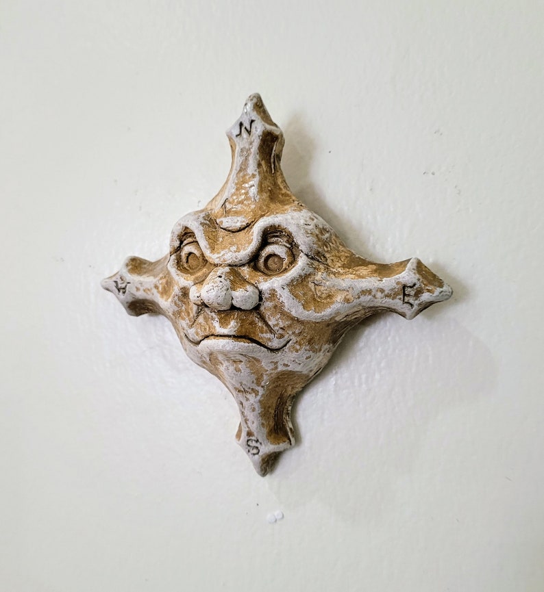 Star Face Celestial Mask Wall Decor Antique Finish - Etsy