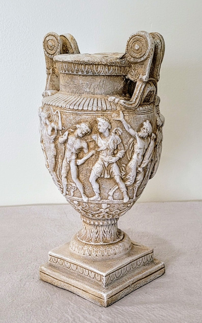 Greek Figurine Urn Vase Antique Reproduction - Etsy