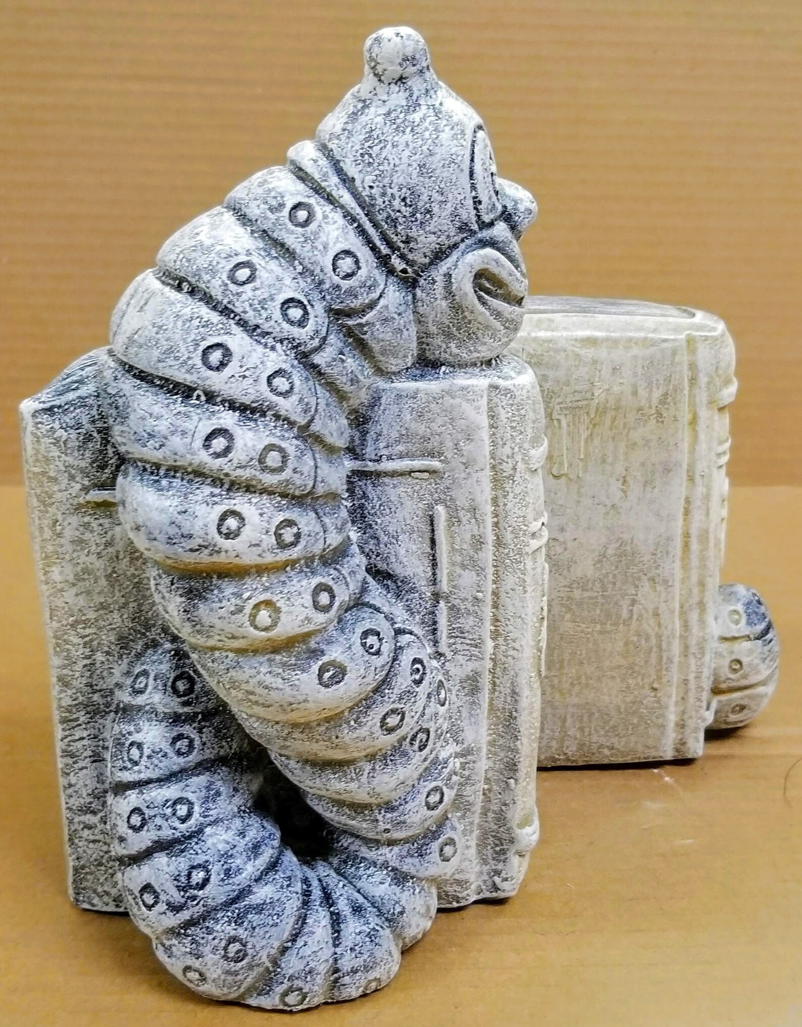 Bookworm Bookends 3D Caterpillar Rare Antique Reproduction - Etsy
