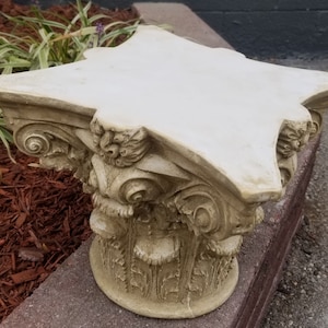 Corinthian Greek Roman Column Art Table Top Pedestal Riser Sculpture - Etsy