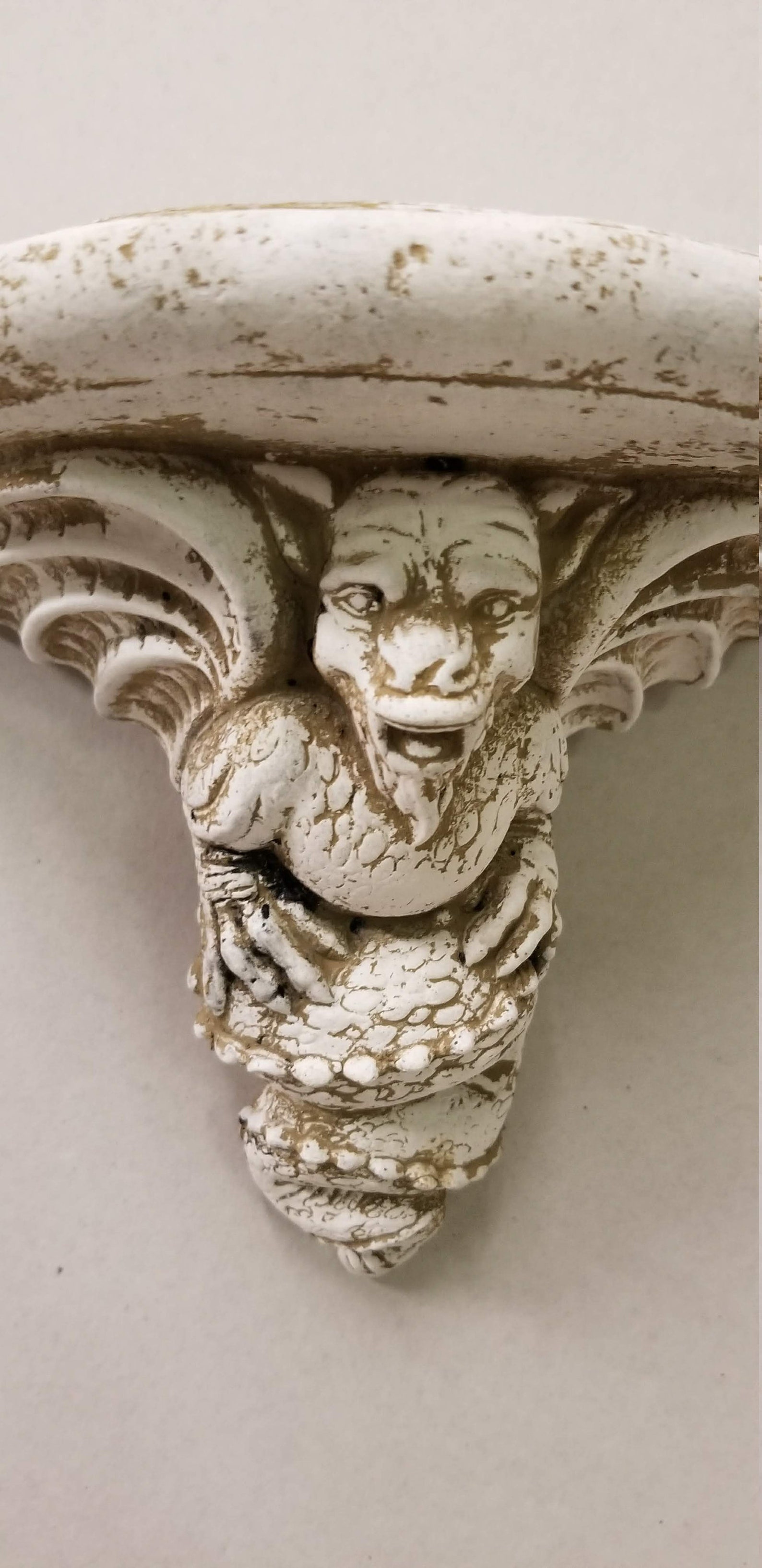 Gargoyle Wall Sconce Vintage Dragon Mythical Shelf Bracket # 15065 - Etsy